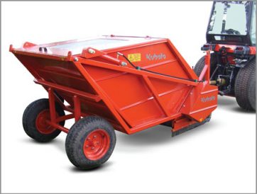 Mowers & Estate Management Kubota Sweeper Collectors - Kubota